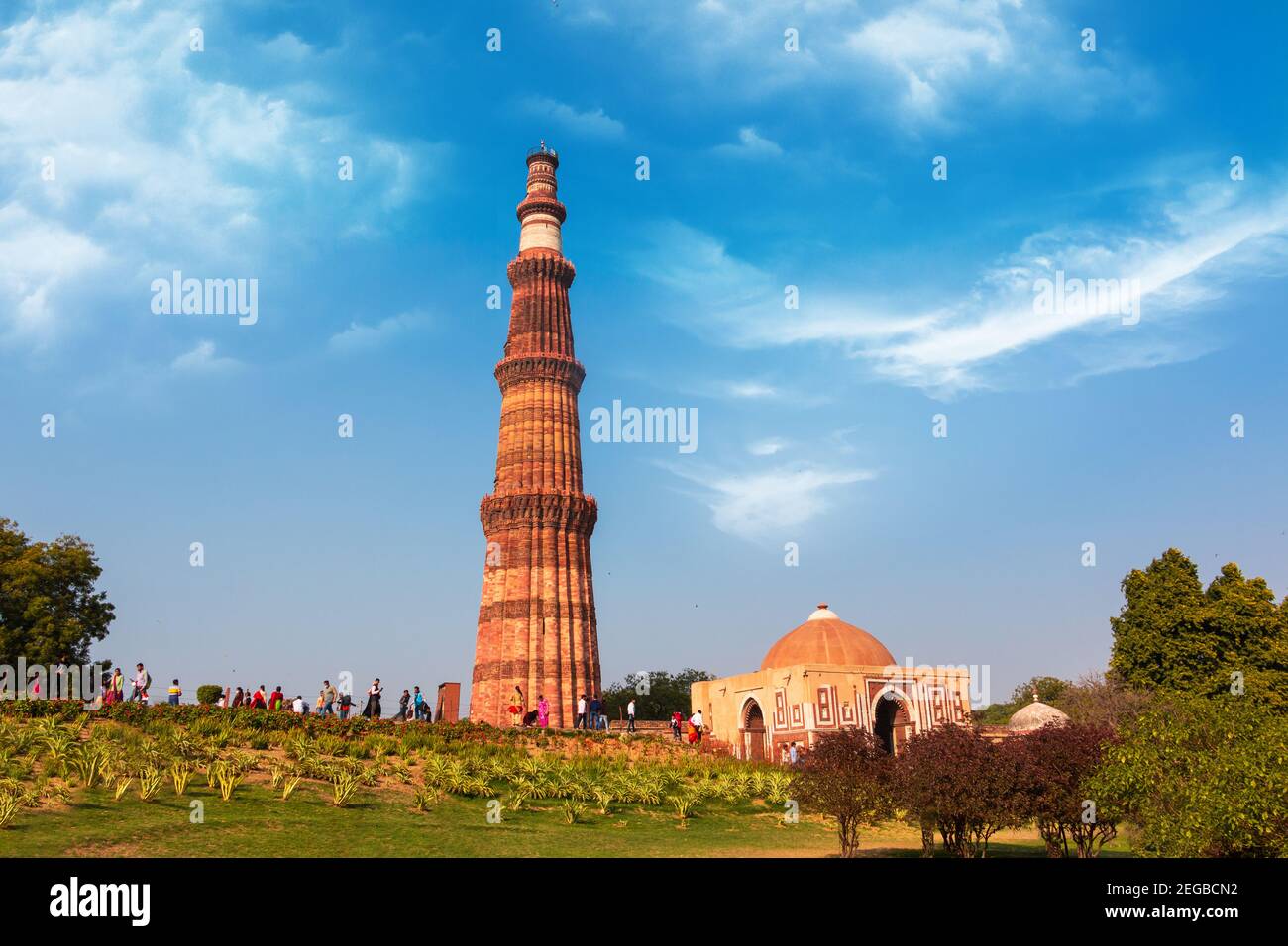 Qutub Minar (Minaret) a highest minaret in India standing 73 M tall ...