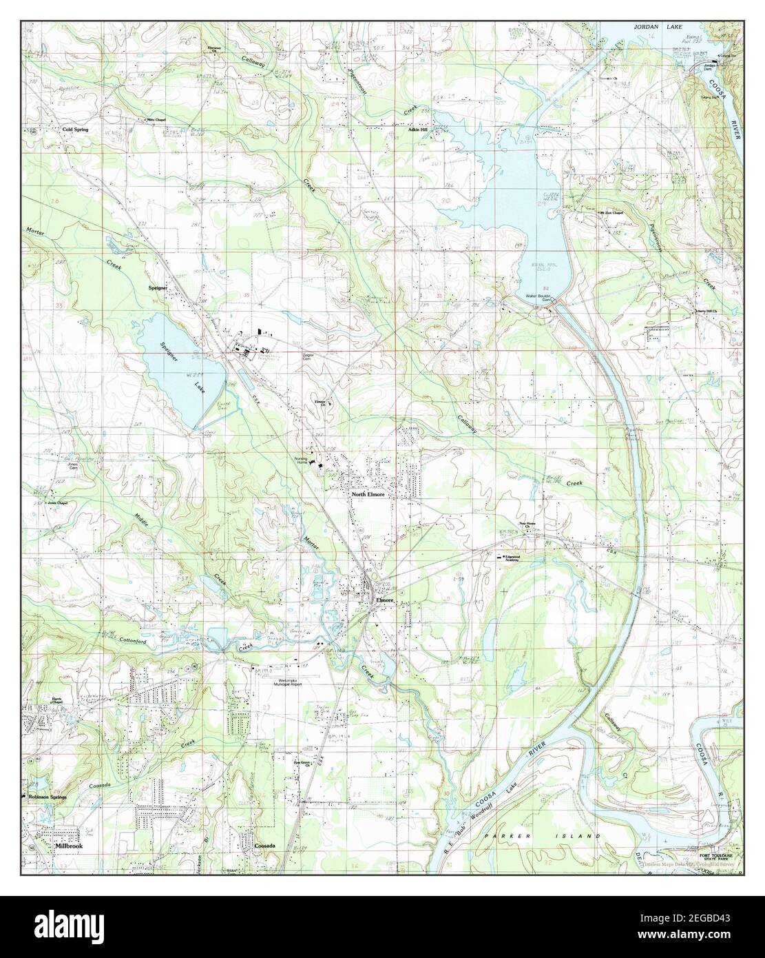 Map of elmore hi-res stock photography and images - Alamy