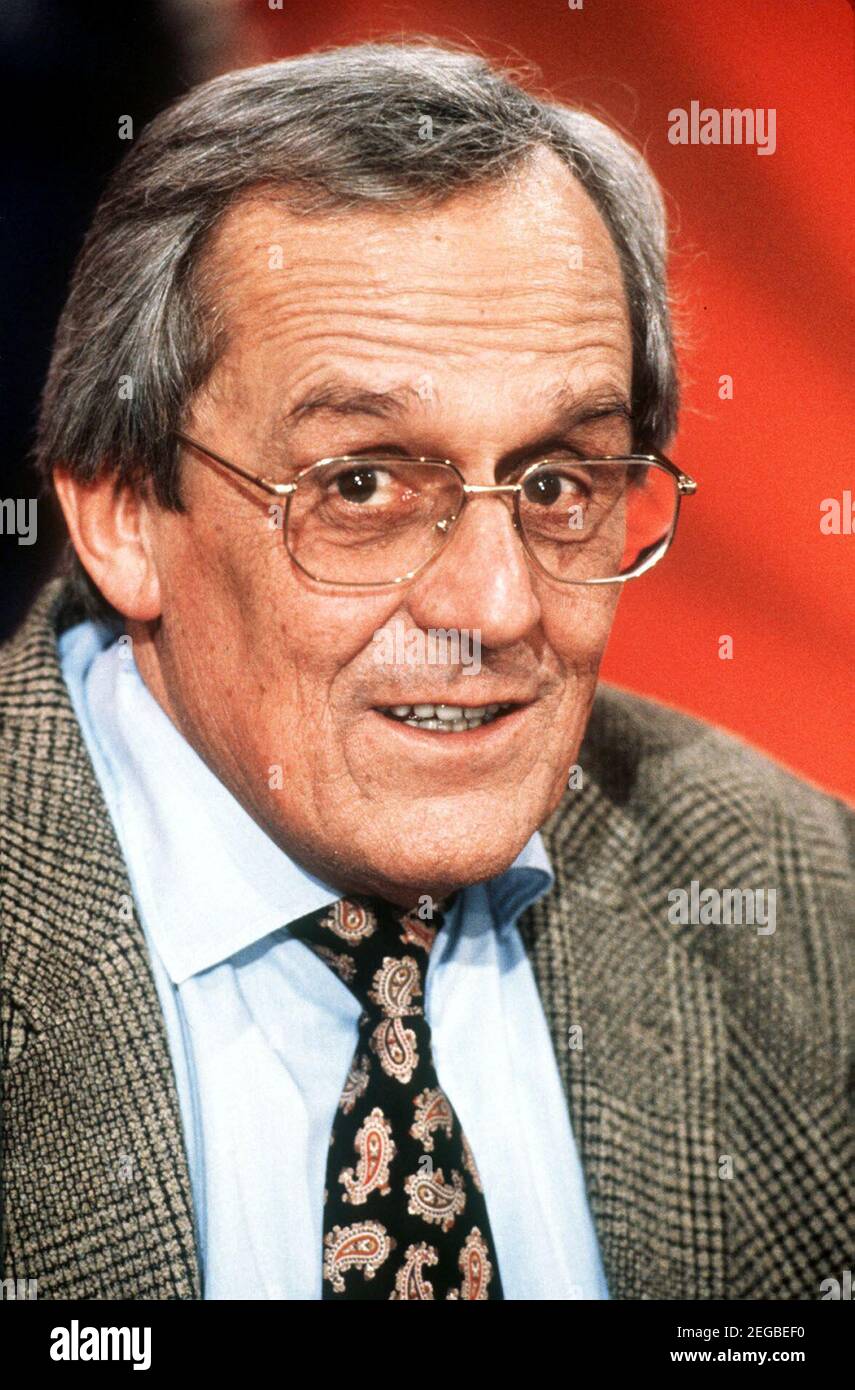 Dieter Hildebrandt, deutscher Kabarettist, Schauspieler, Buchautor ...
