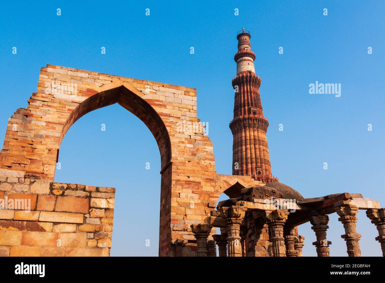 Qutub Minar (Minaret) a highest minaret in India standing 73 M tall ...