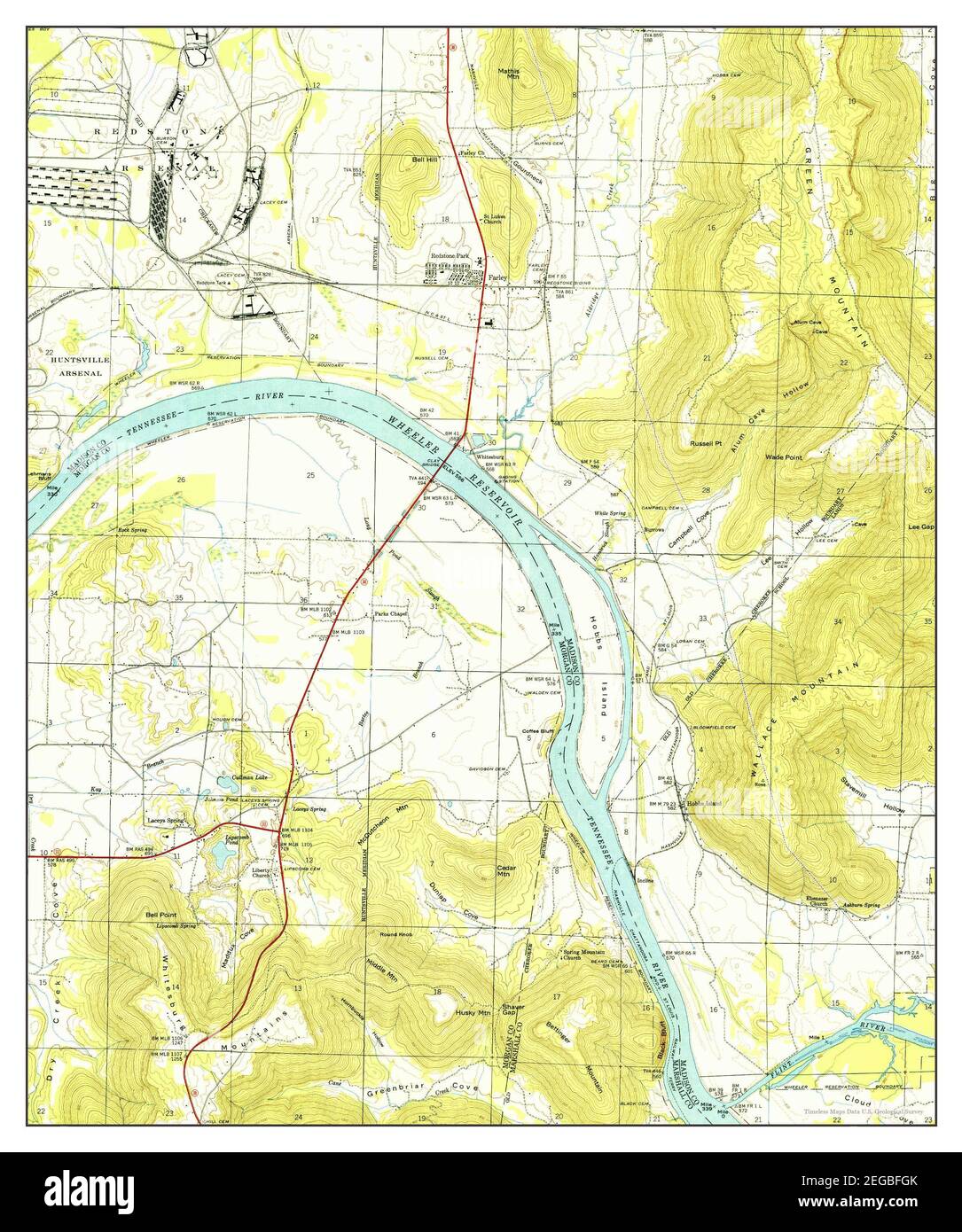 Farley, Alabama, map 1950, 1:24000, United States of America by ...
