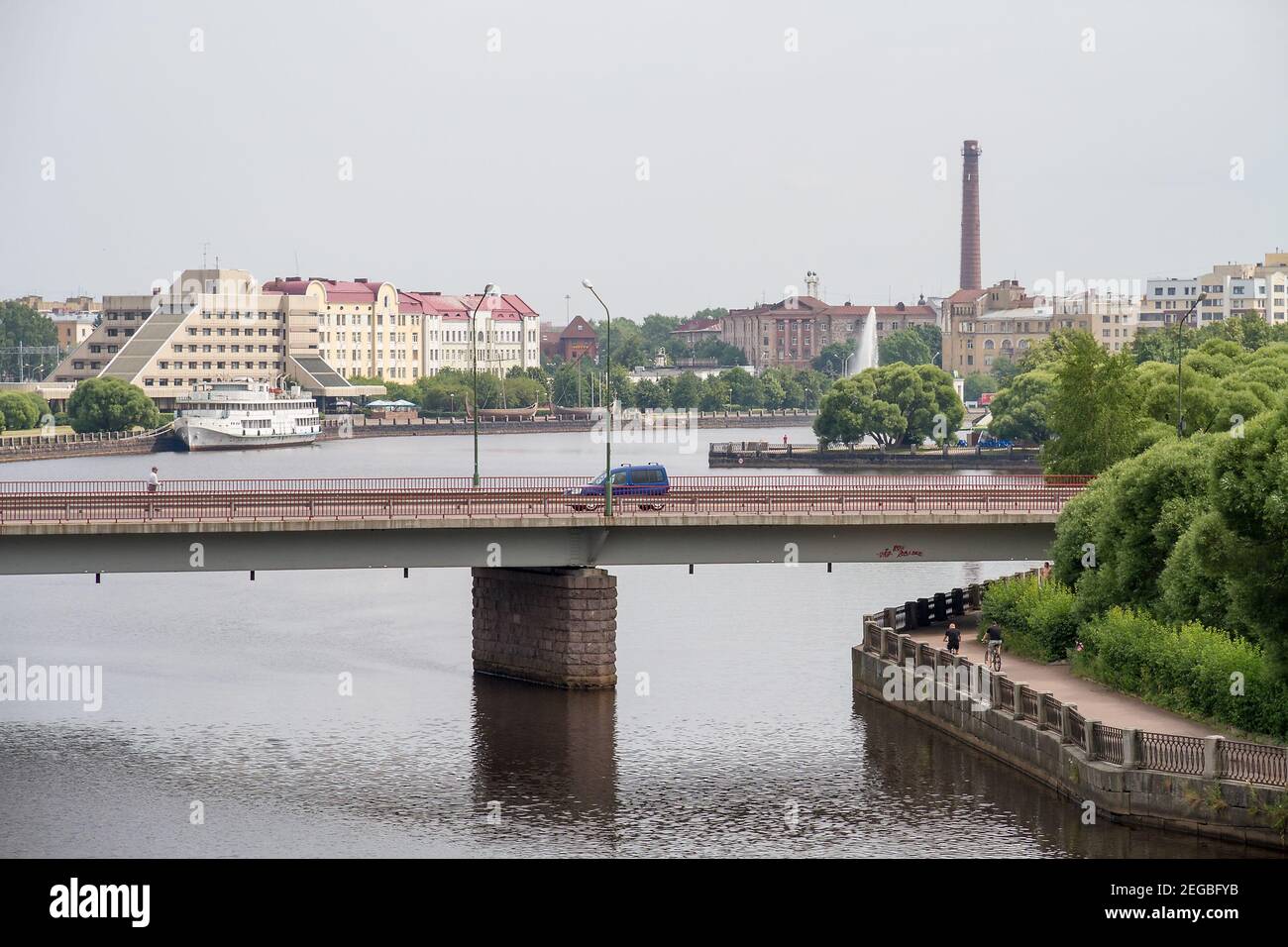 Russia. Vyborg. Views of Vyborg town from above Stock Photo - Alamy