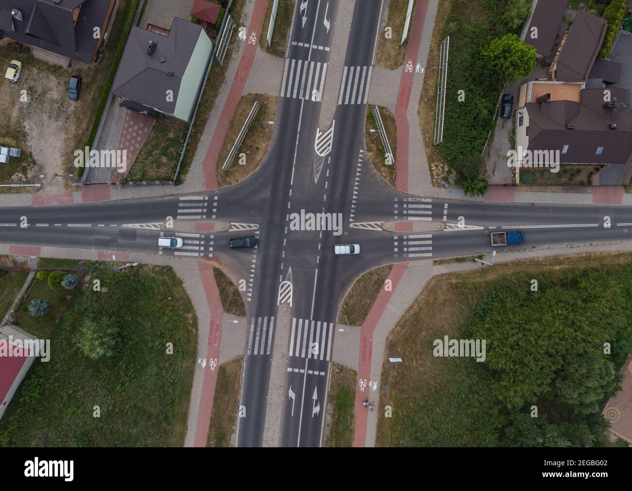 Crossroads intersection hi-res stock photography and images - Alamy