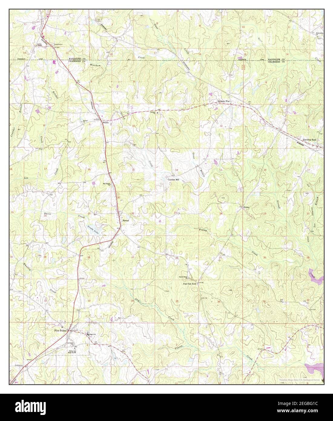 Chart of meridians and points Cut Out Stock Images & Pictures - Alamy