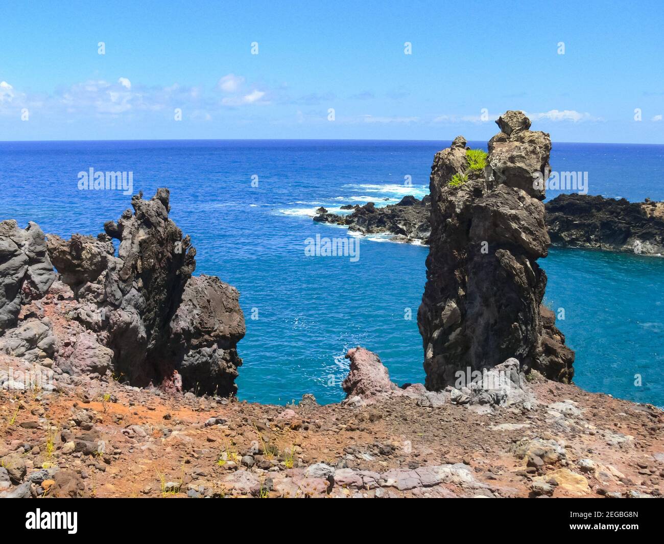 Easter island chile aerial hi-res stock photography and images - Alamy
