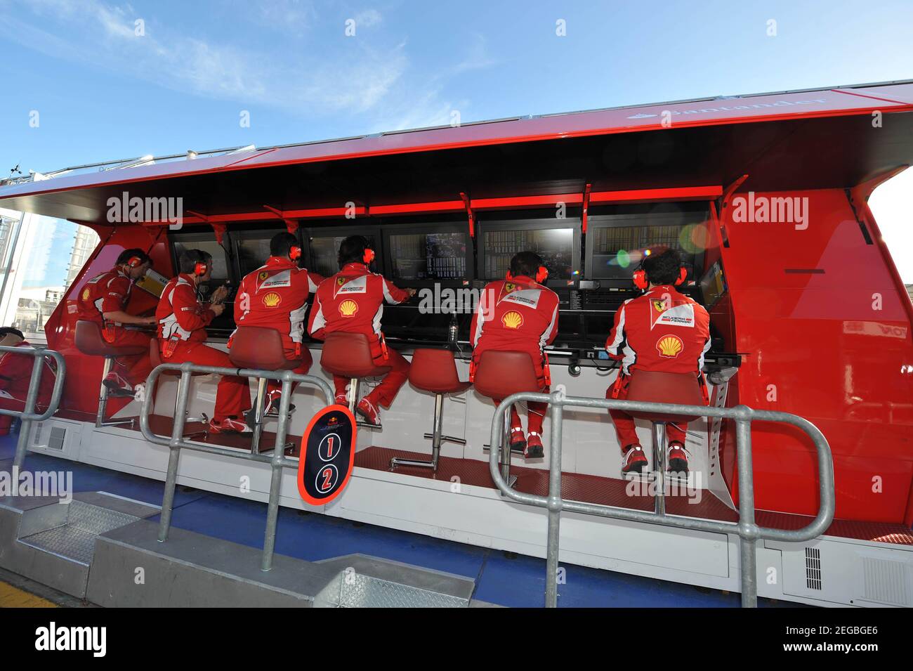 Ferrari pit wall hi-res stock photography and images - Alamy