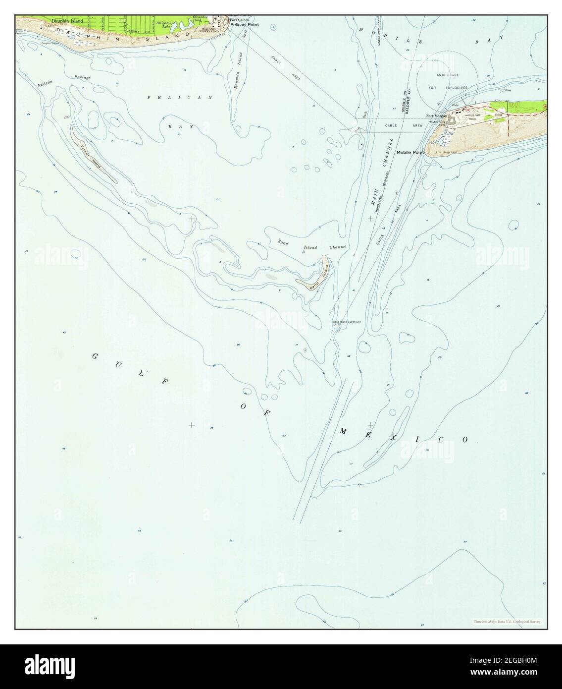 Map of fort morgan High Resolution Stock Photography and Images - Alamy