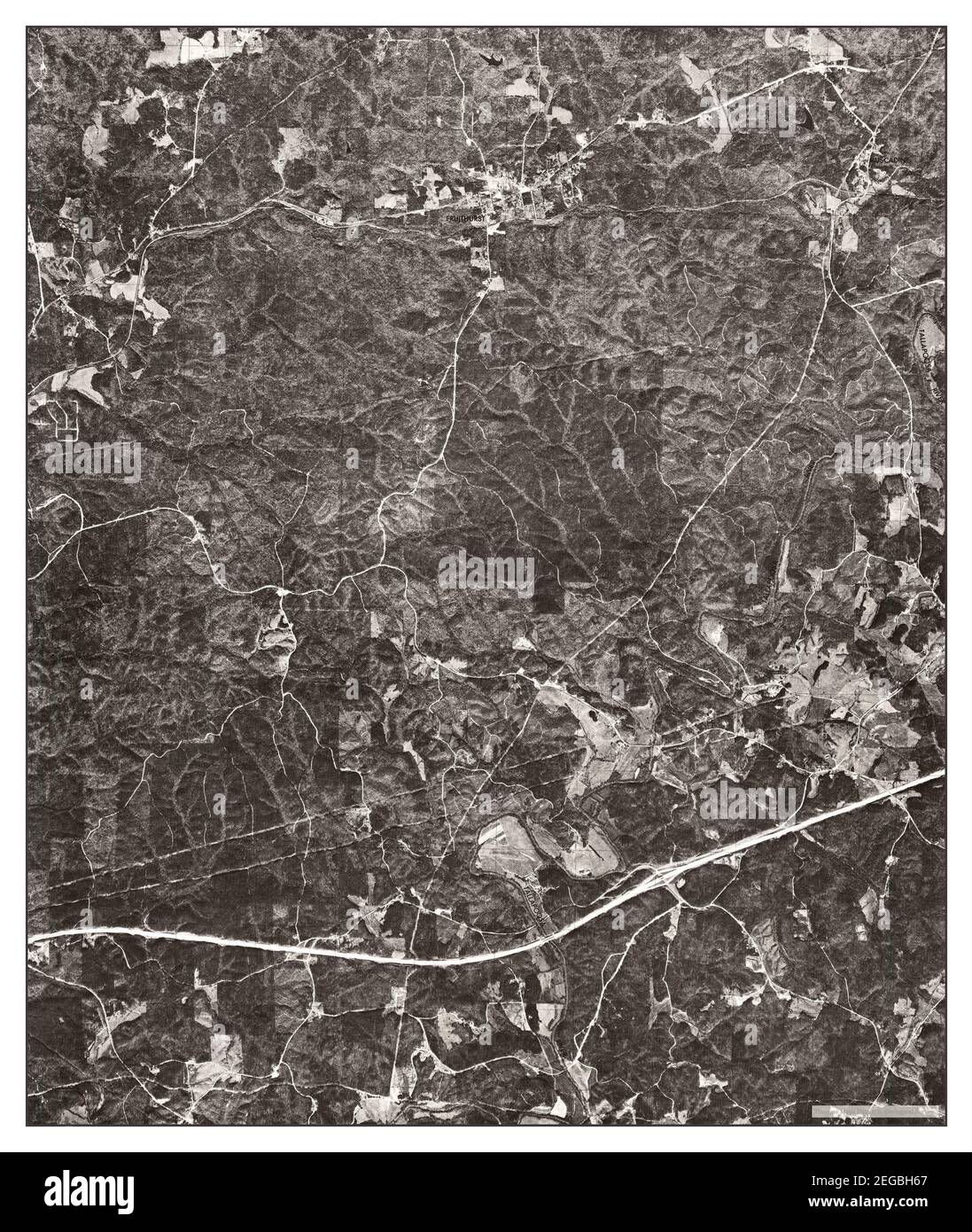 Fruithurst, Alabama, map 1975, 1:24000, United States of America by ...