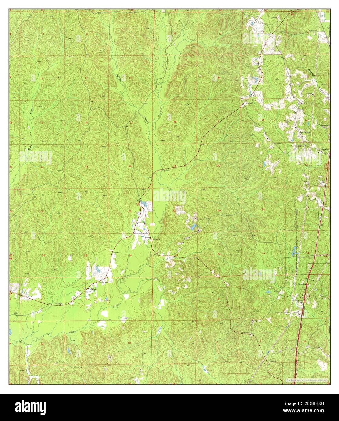 Fulton West, Alabama, map 1978, 1:24000, United States of America by ...