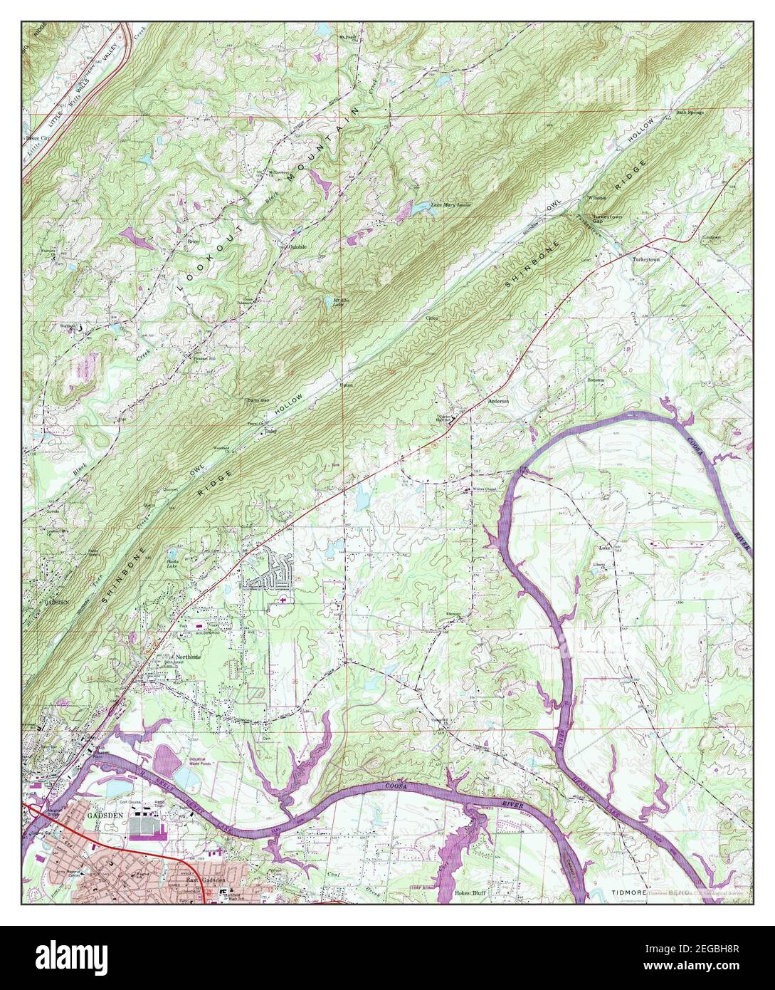 Gadsden map Cut Out Stock Images & Pictures - Alamy