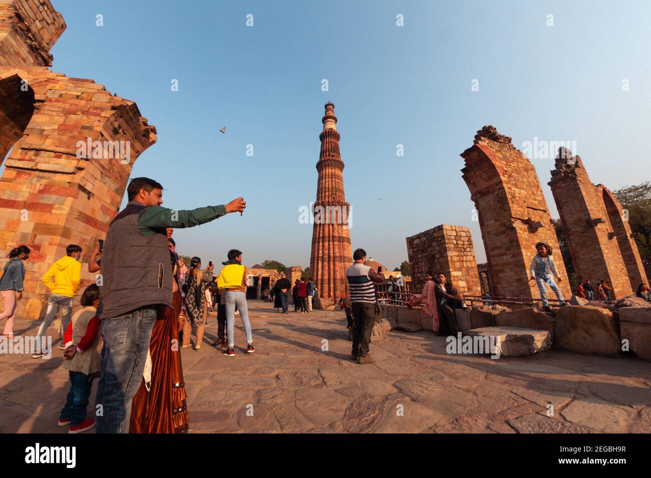 Qutub Minar (Minaret) a highest minaret in India standing 73 M tall ...