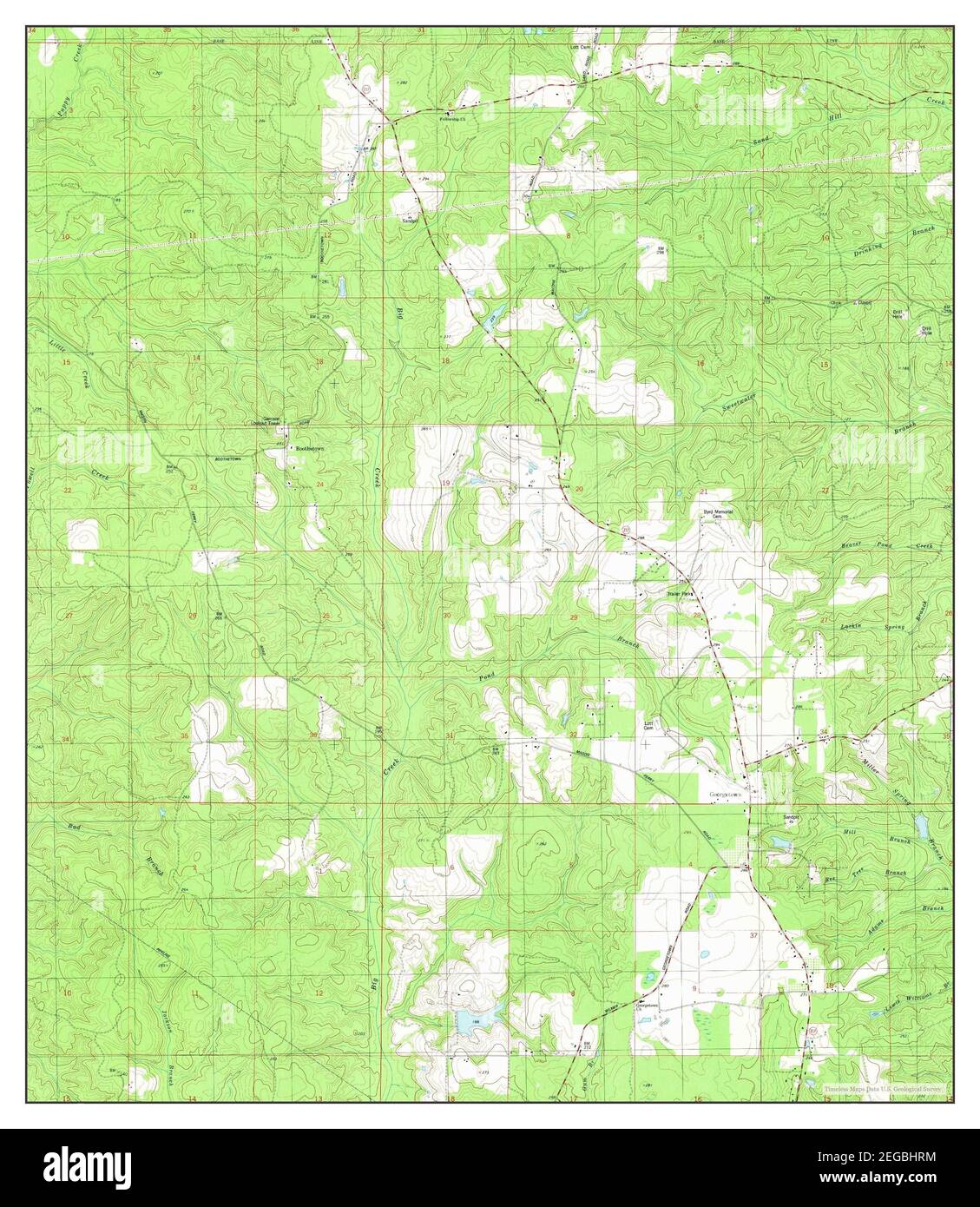 Old map of georgetown Cut Out Stock Images & Pictures - Alamy