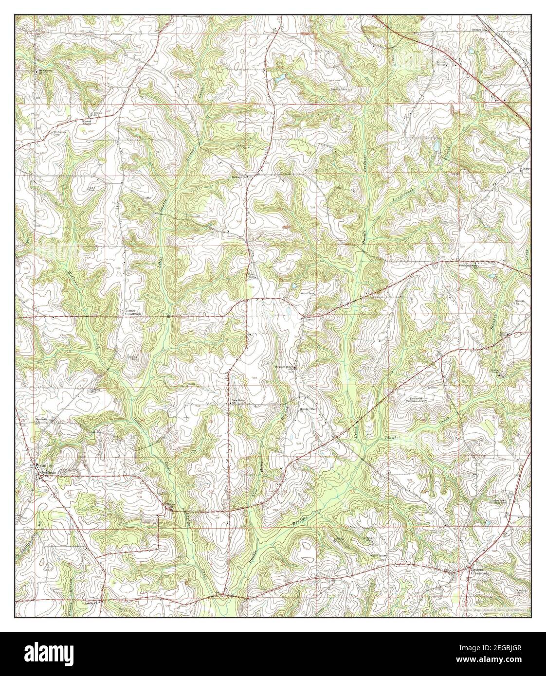 Goodman, Alabama, map 1960, 1:24000, United States of America by ...