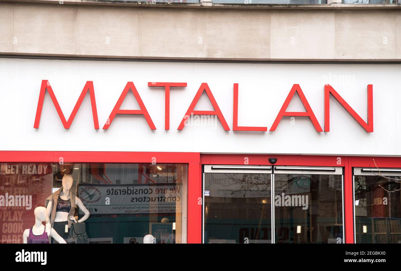 General View of a Matalan store in London Stock Photo - Alamy