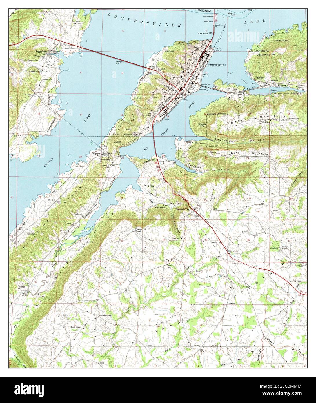 Map of guntersville hi-res stock photography and images - Alamy