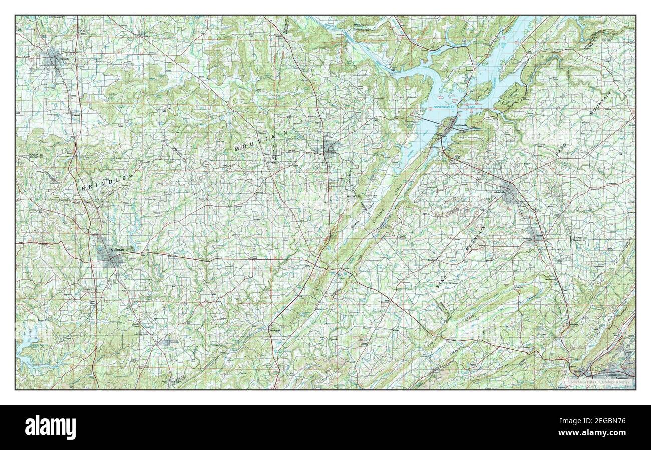 Map of guntersville hi-res stock photography and images - Alamy