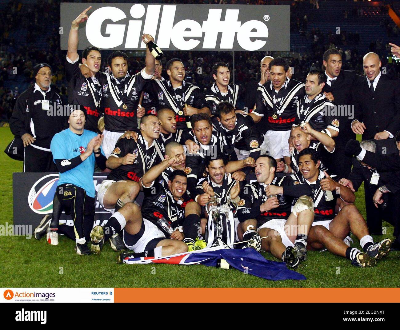 Rugby league gillette tri nations australia v new zealand hi-res stock ...