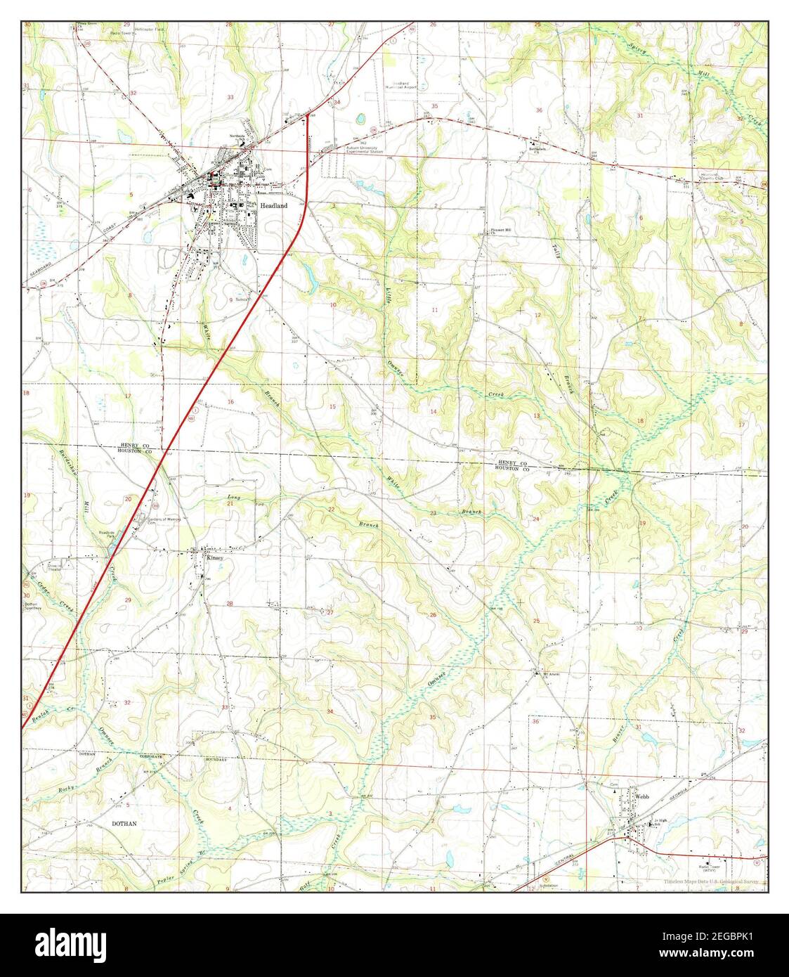 Map of headland hi-res stock photography and images - Alamy