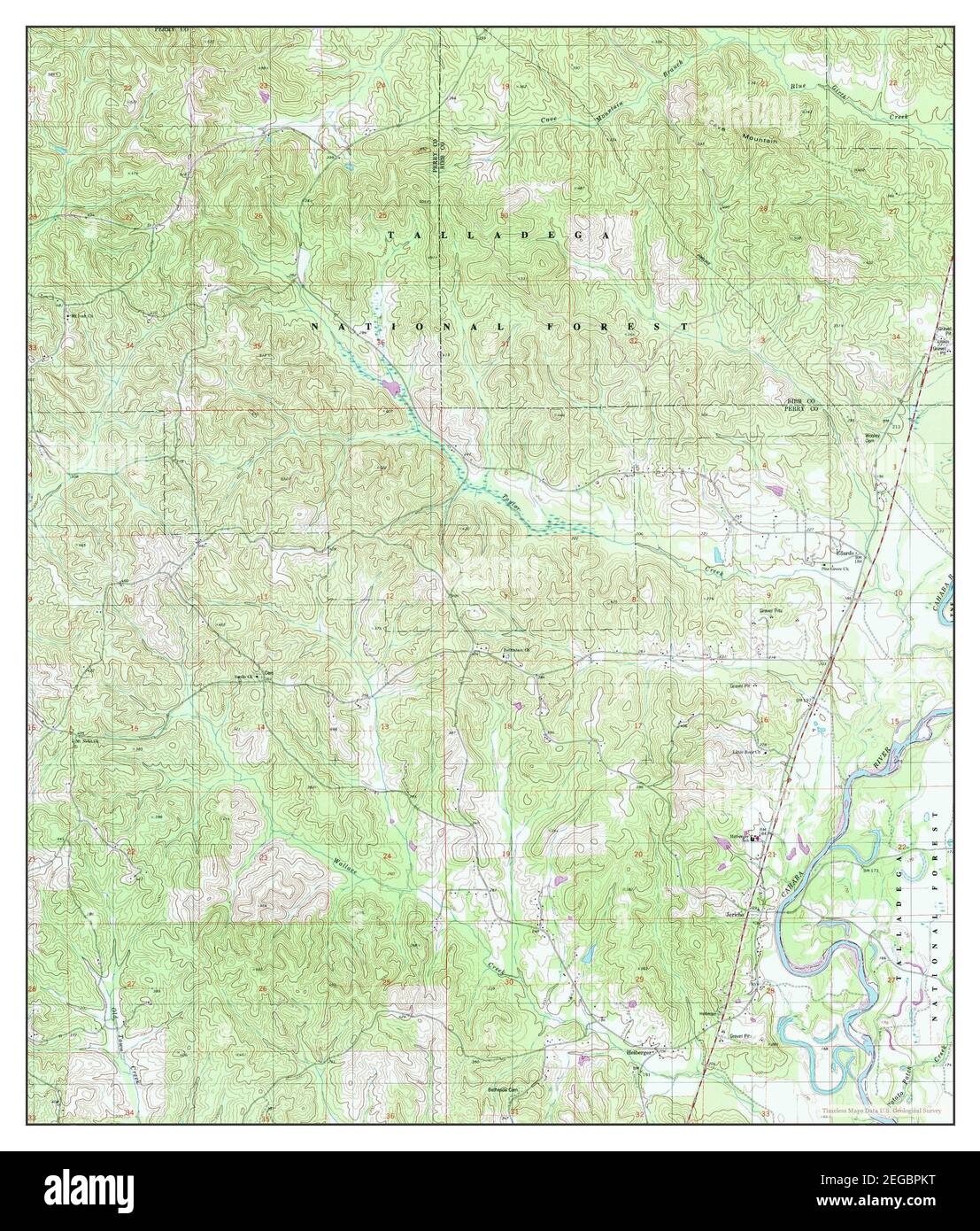 Heiberger, Alabama, map 1980, 1:24000, United States of America by ...