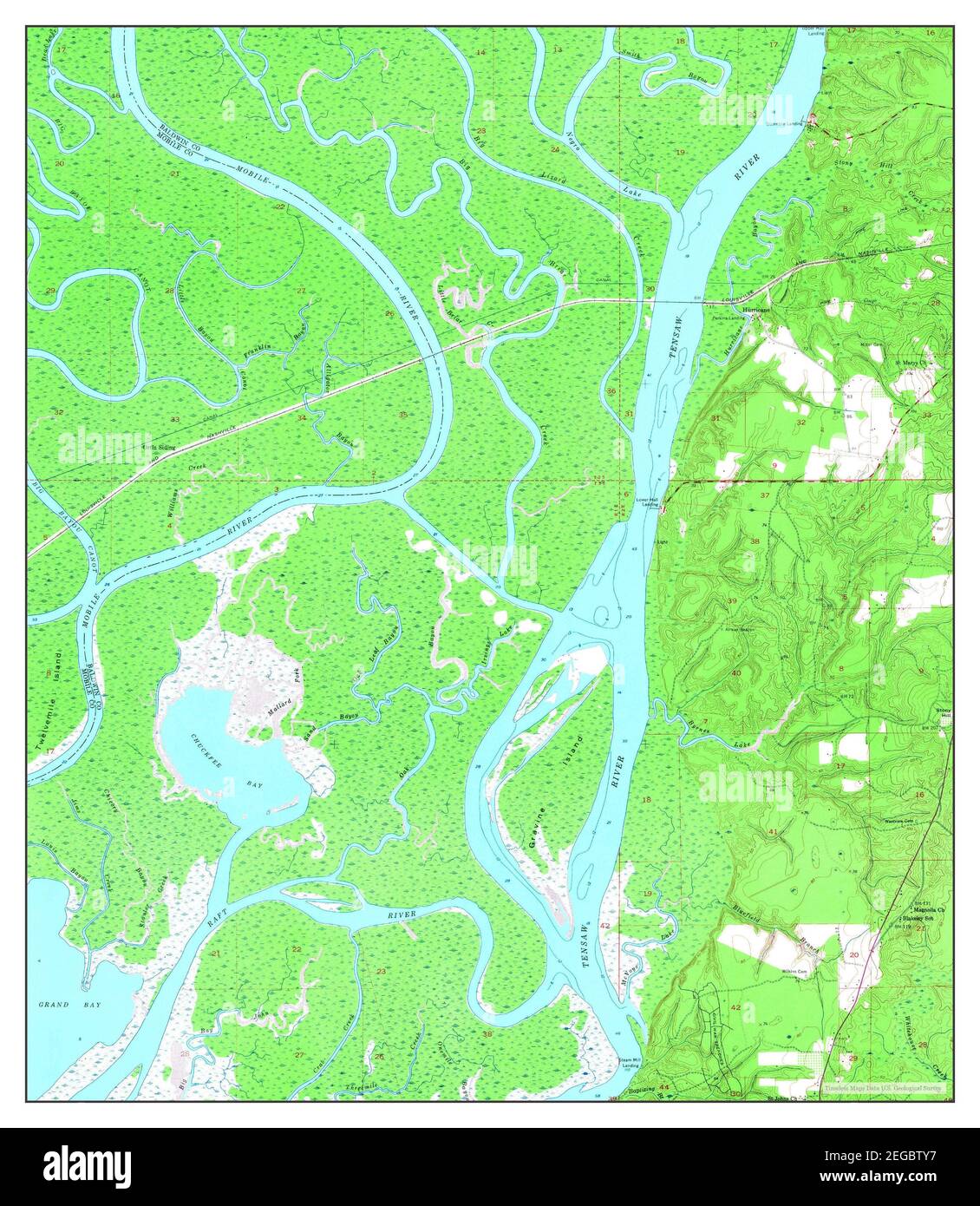 Hurricane, Alabama, map 1953, 1:24000, United States of America by ...