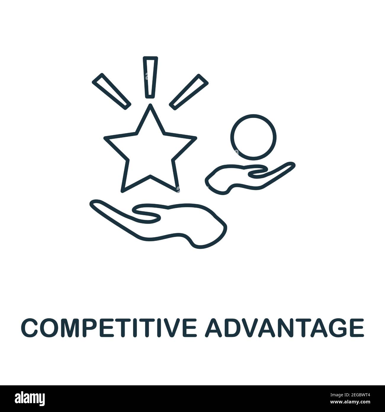 Competitive Advantage icon. Simple element from management collection ...
