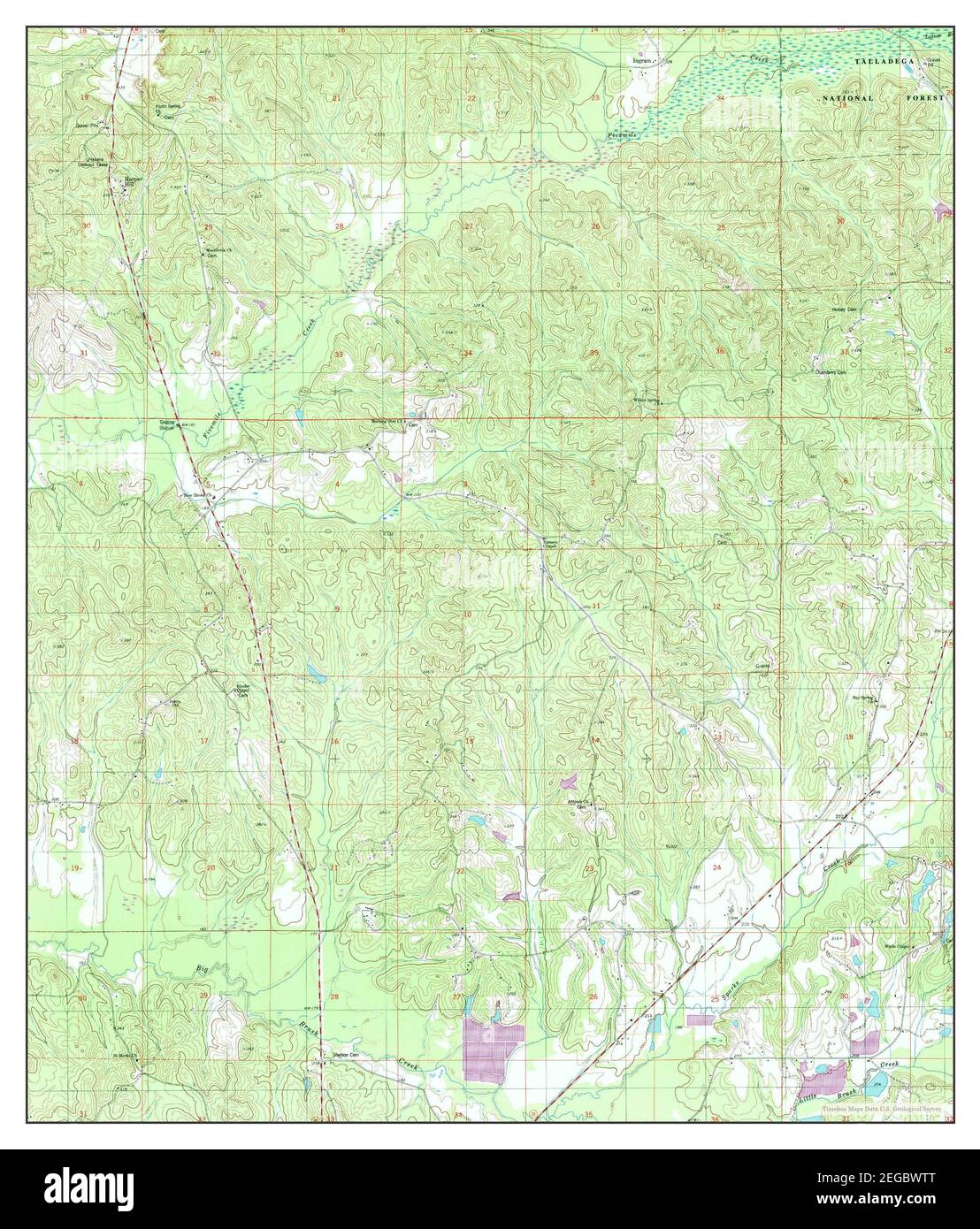 Ingram, Alabama, map 1980, 1:24000, United States of America by ...