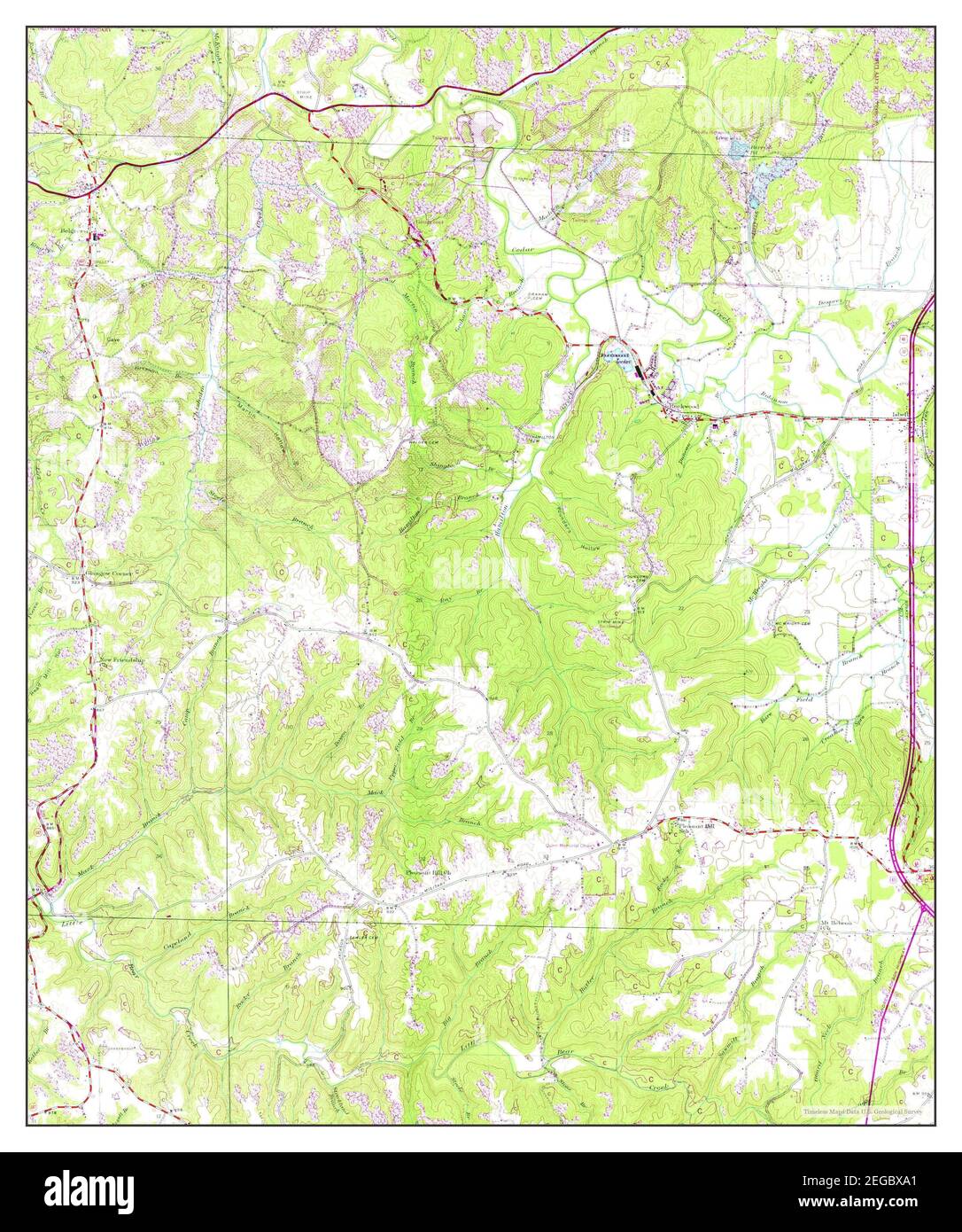 Isbell, Alabama, map 1945, 1:24000, United States of America by ...