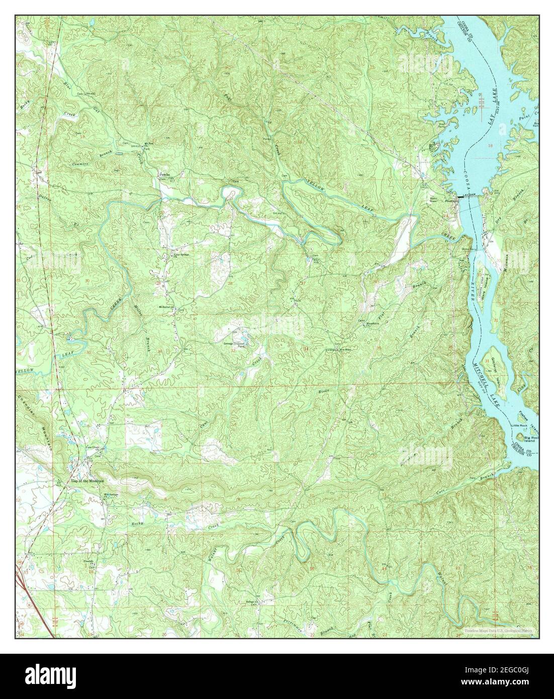 Lay Dam, Alabama, map 1971, 1:24000, United States of America by ...