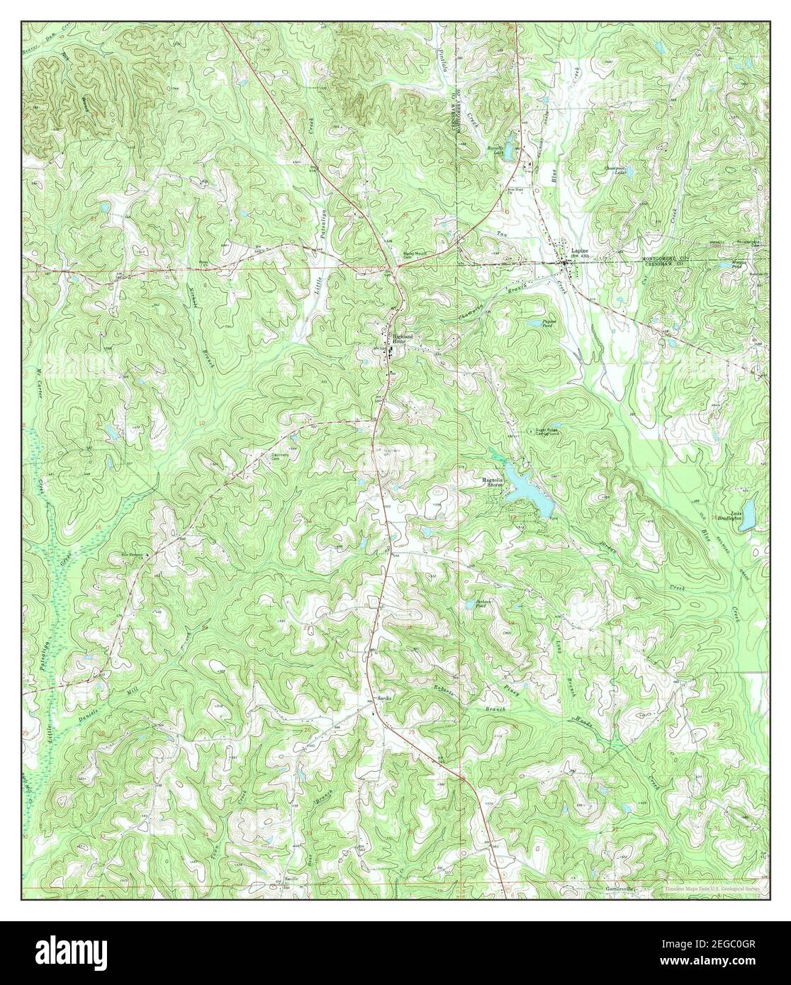 Lapine, Alabama, map 1971, 1:24000, United States of America by ...