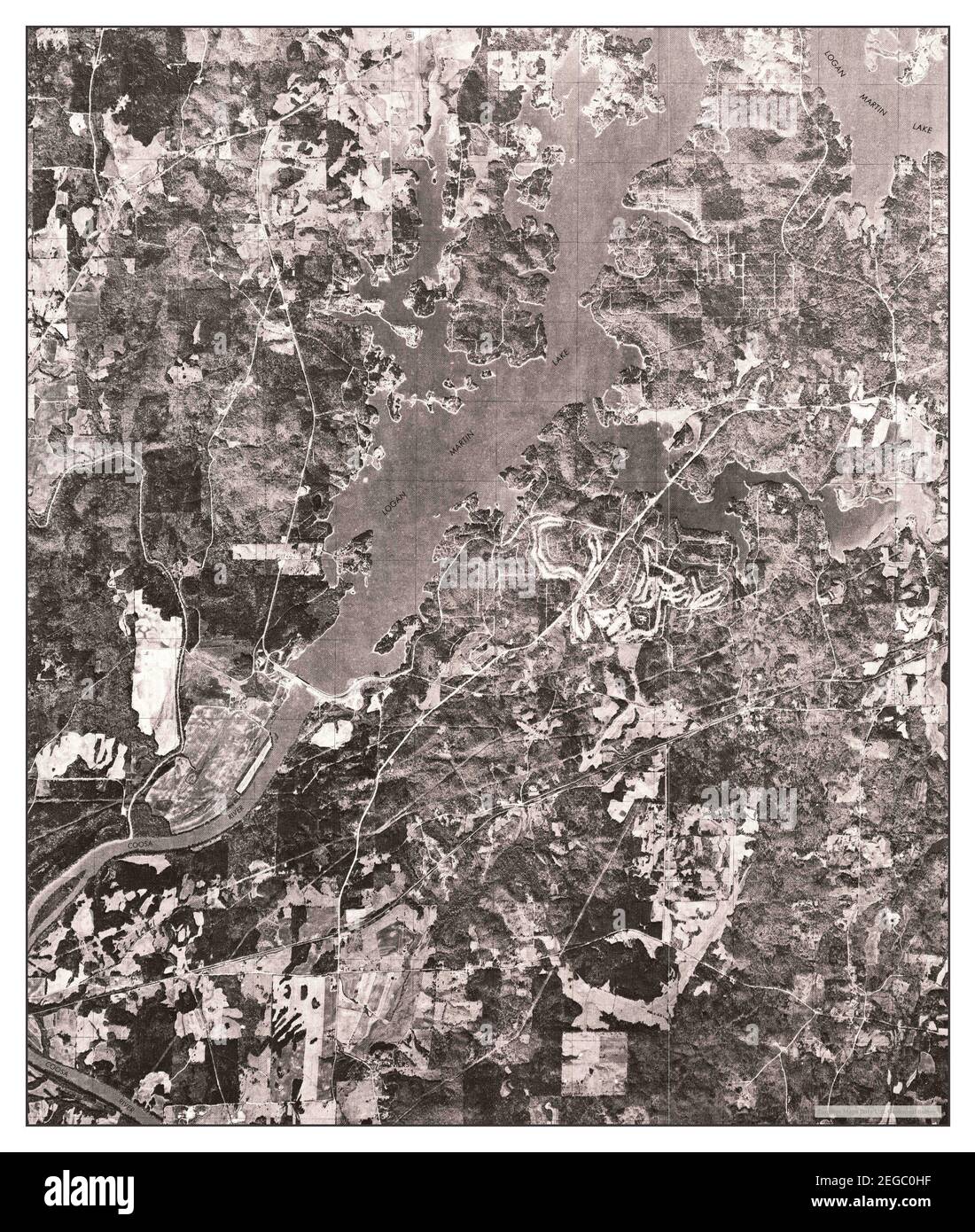 Laniers, Alabama, map 1975, 1:24000, United States of America by ...