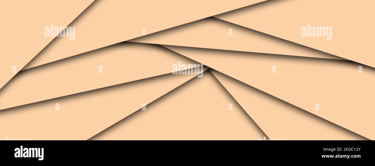Beautiful geometric 3d layers illustration Stock Photo - Alamy