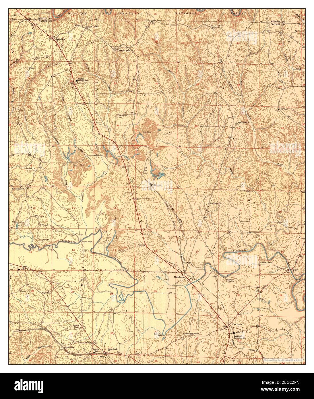 Old maps of manchester hi-res stock photography and images - Alamy