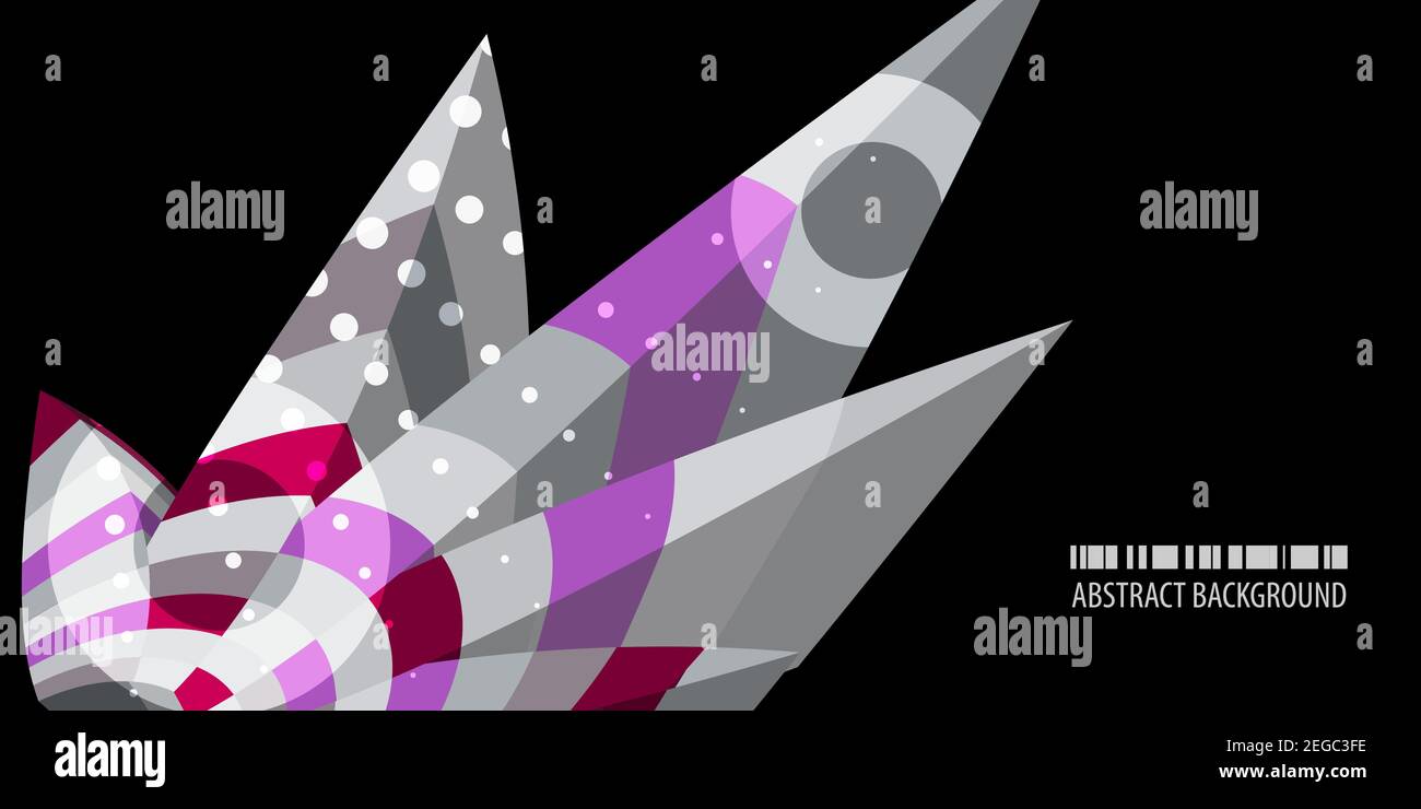 Abstract colorful background vector template with blended multiple ...