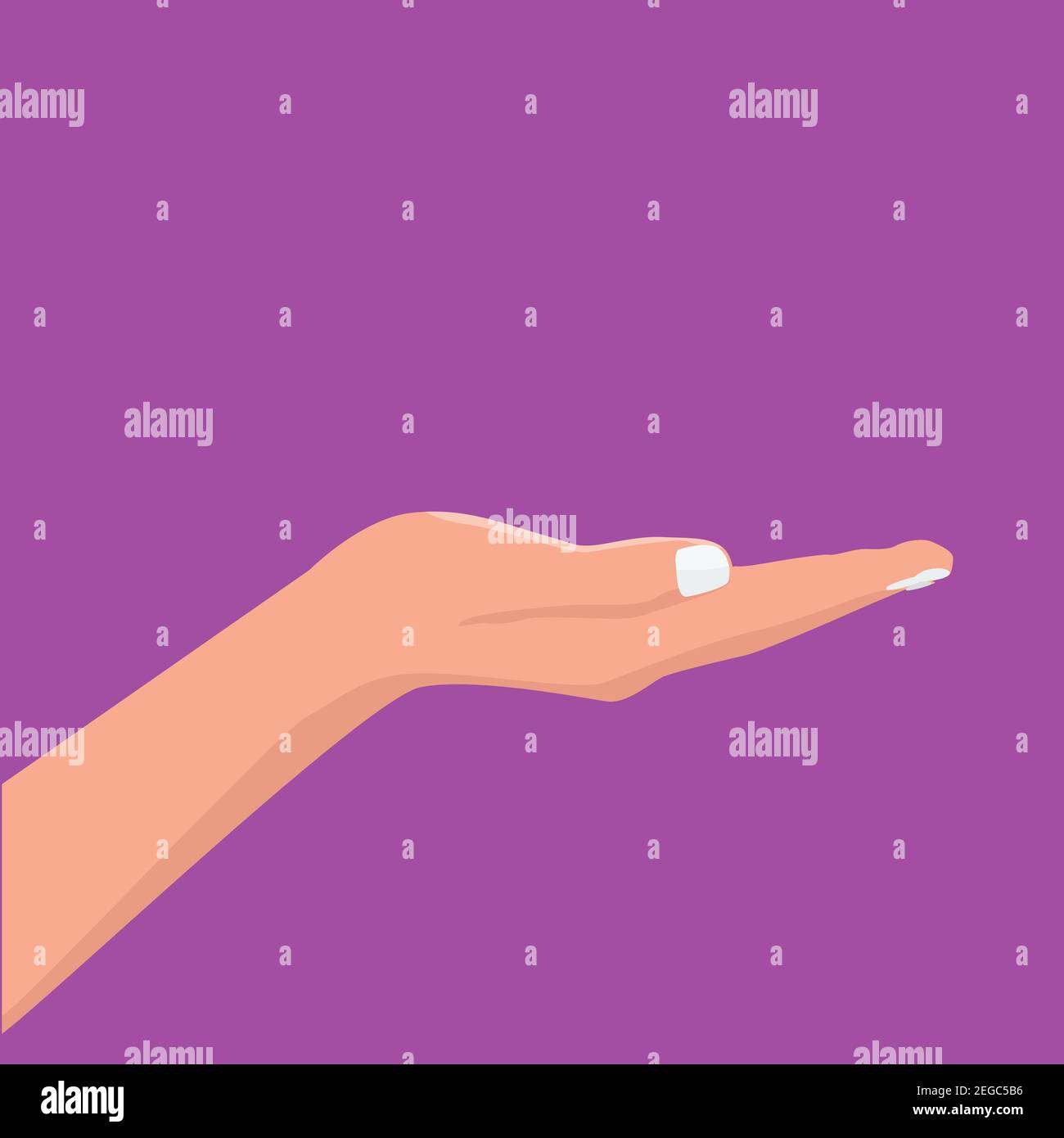 Women left hand palm hi-res stock photography and images - Alamy