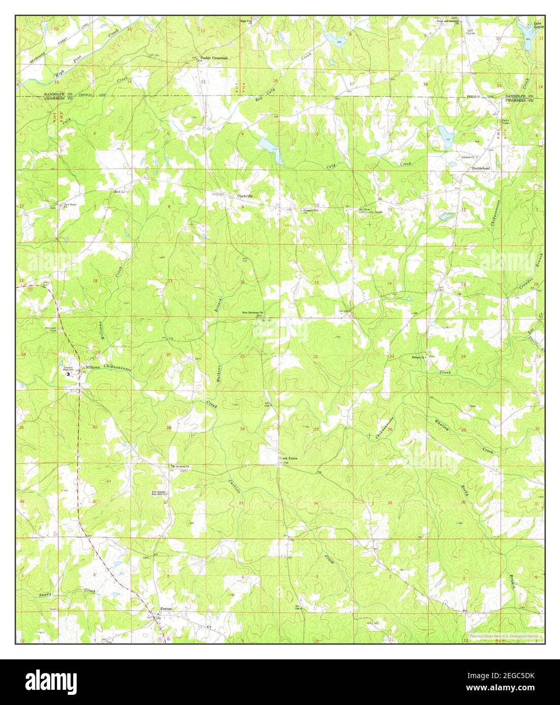 Milltown, Alabama, map 1969, 1:24000, United States of America by ...