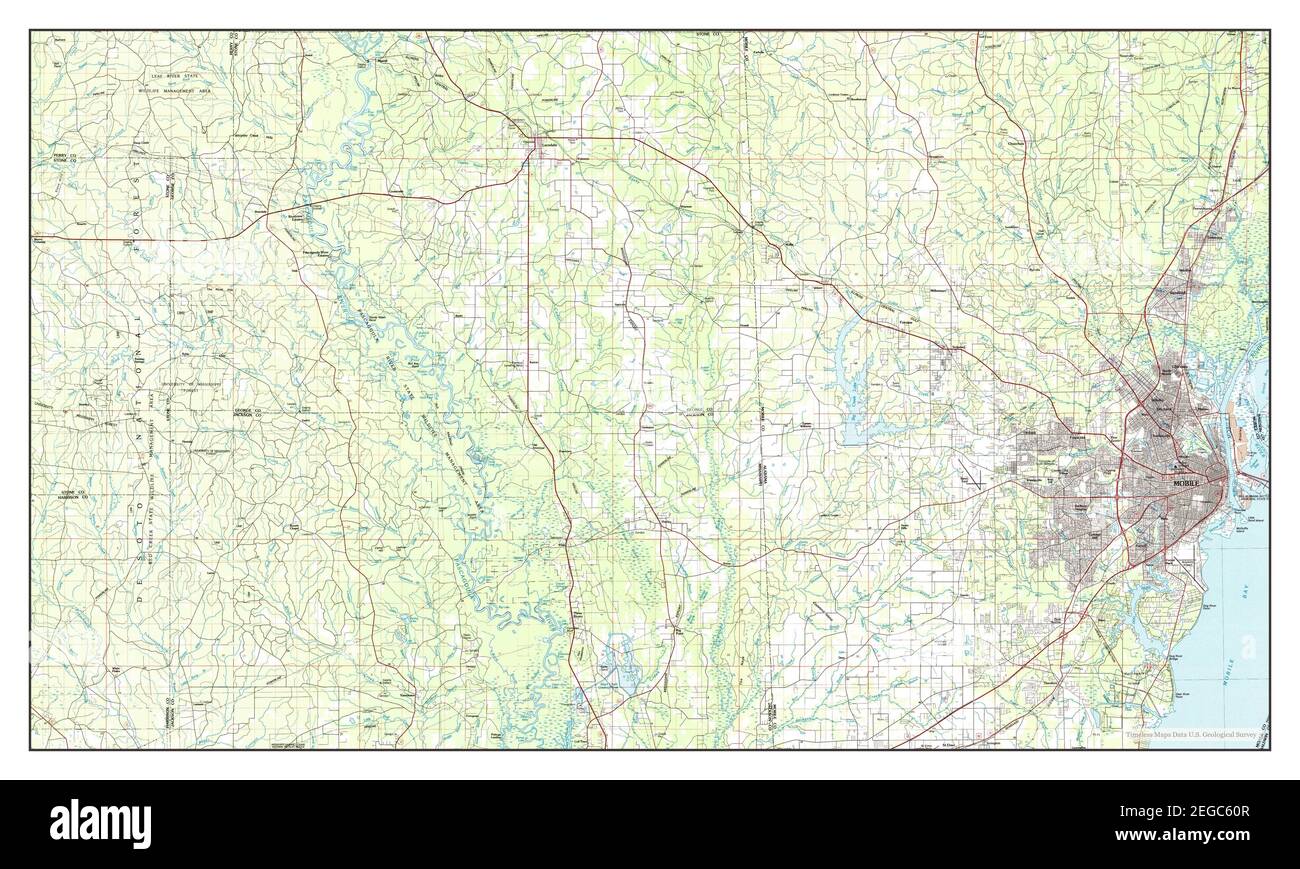 Map historic mobile alabama hi-res stock photography and images - Alamy