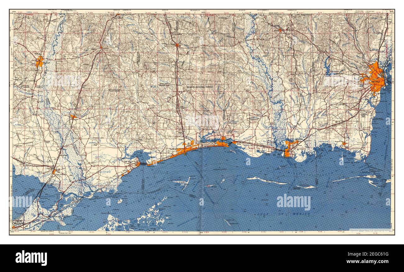 Map historic mobile alabama hi-res stock photography and images - Alamy