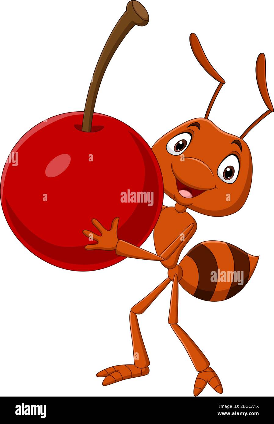 Ant cartoon character standing Cut Out Stock Images & Pictures - Alamy