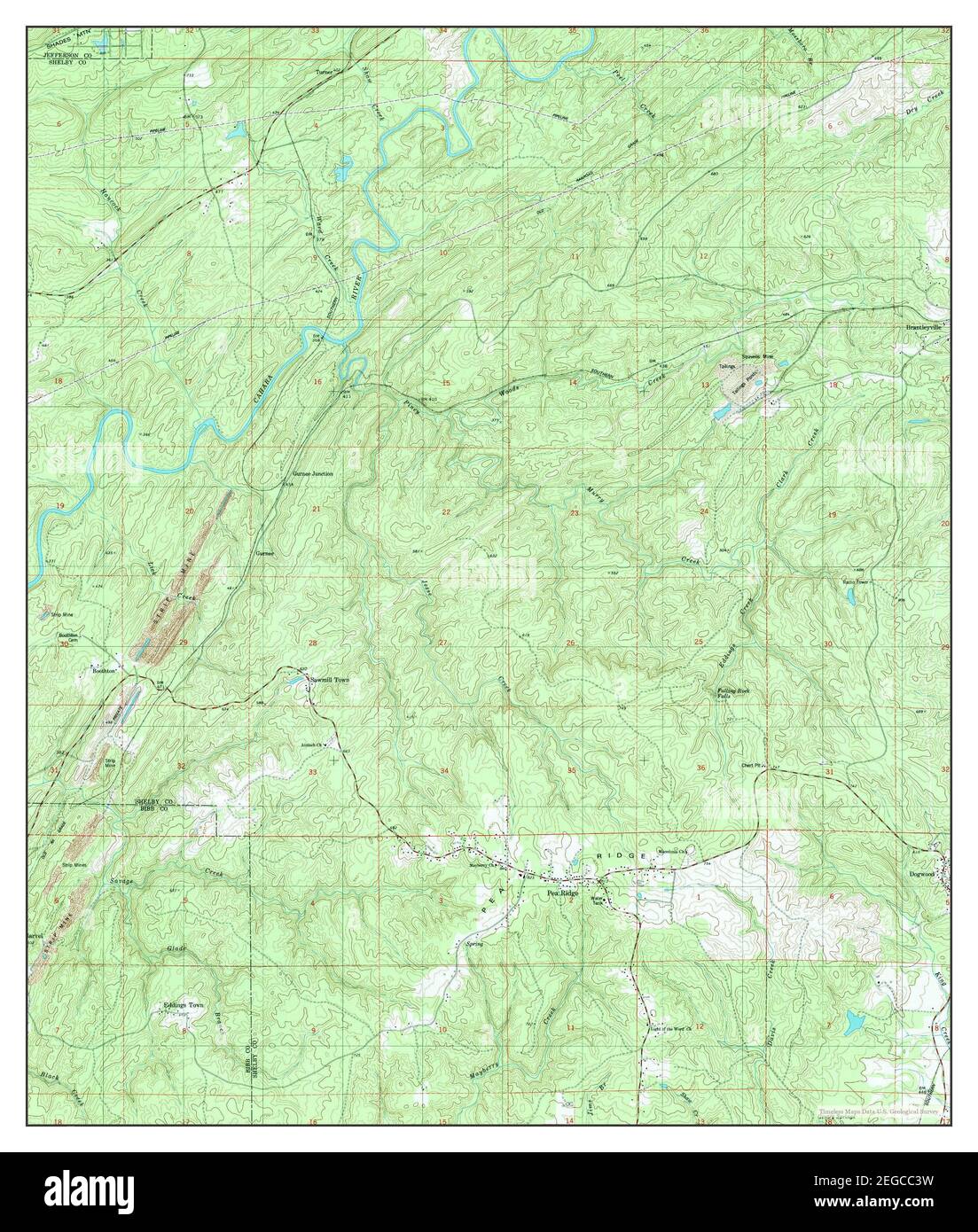 Pea Ridge, Alabama, map 1979, 1:24000, United States of America by ...