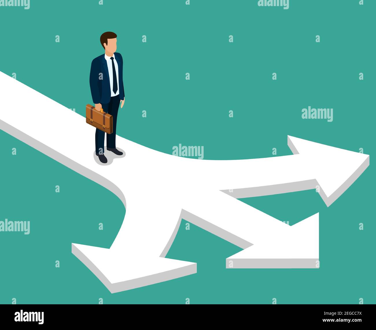 Choice way concept Stock Vector Image & Art - Alamy