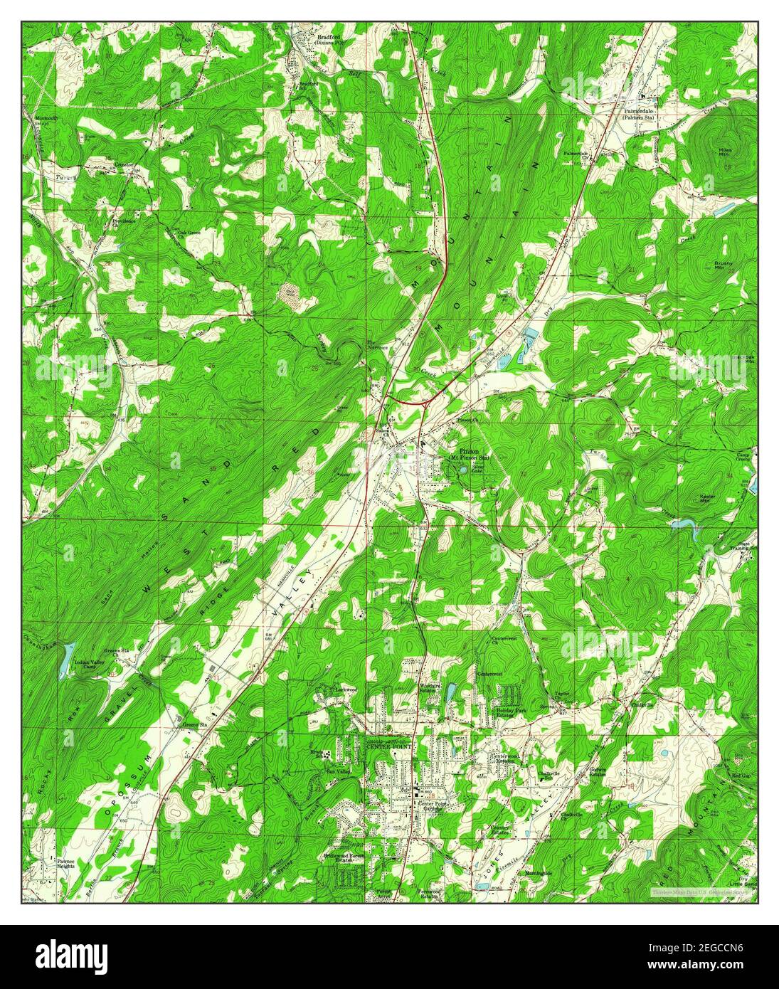 Map of pinson hi-res stock photography and images - Alamy