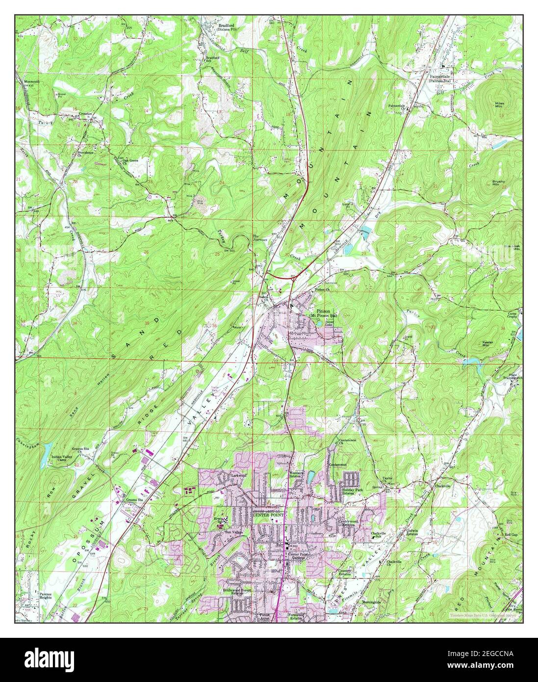 Map of pinson hi-res stock photography and images - Alamy