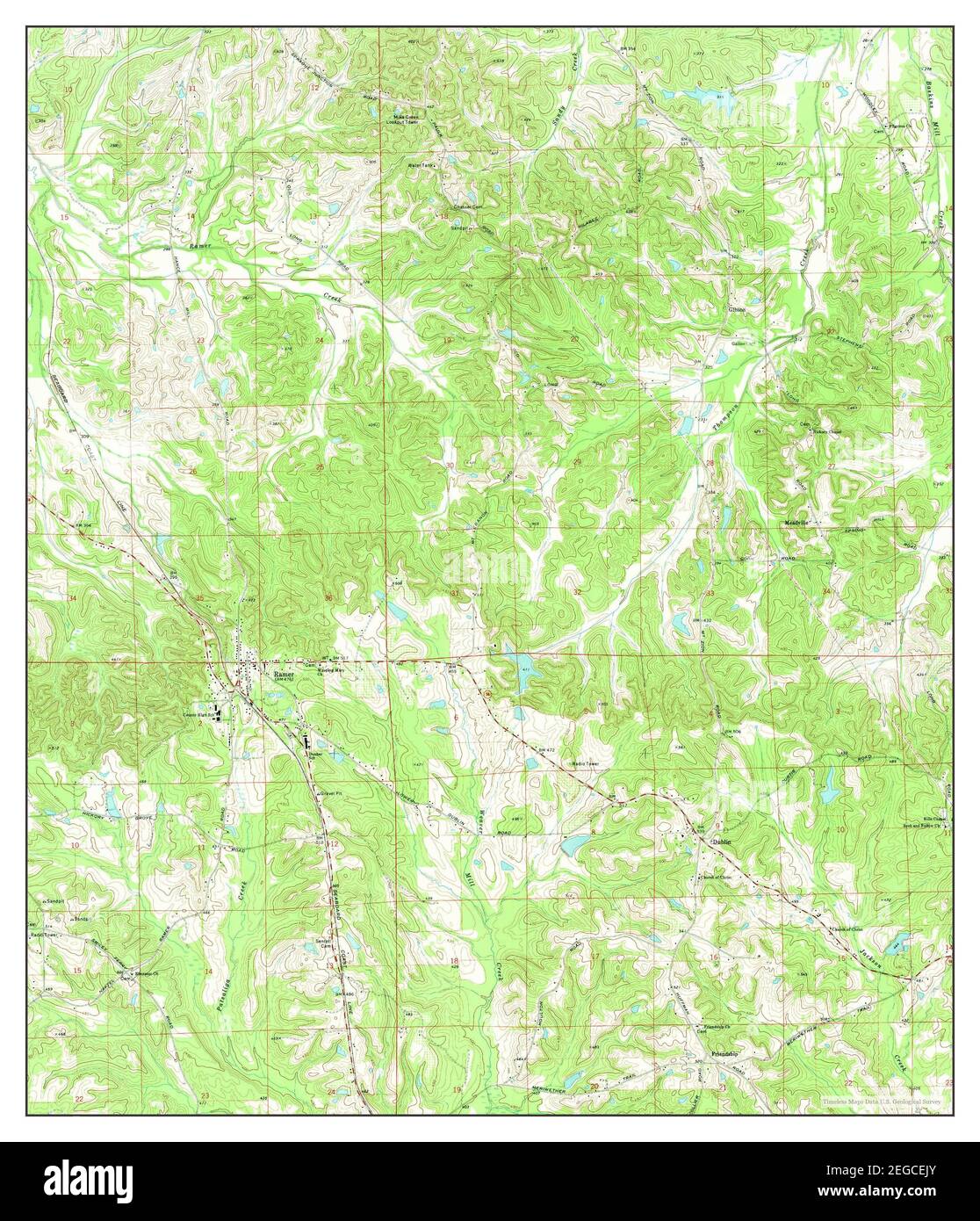 Map of ramer hi-res stock photography and images - Alamy