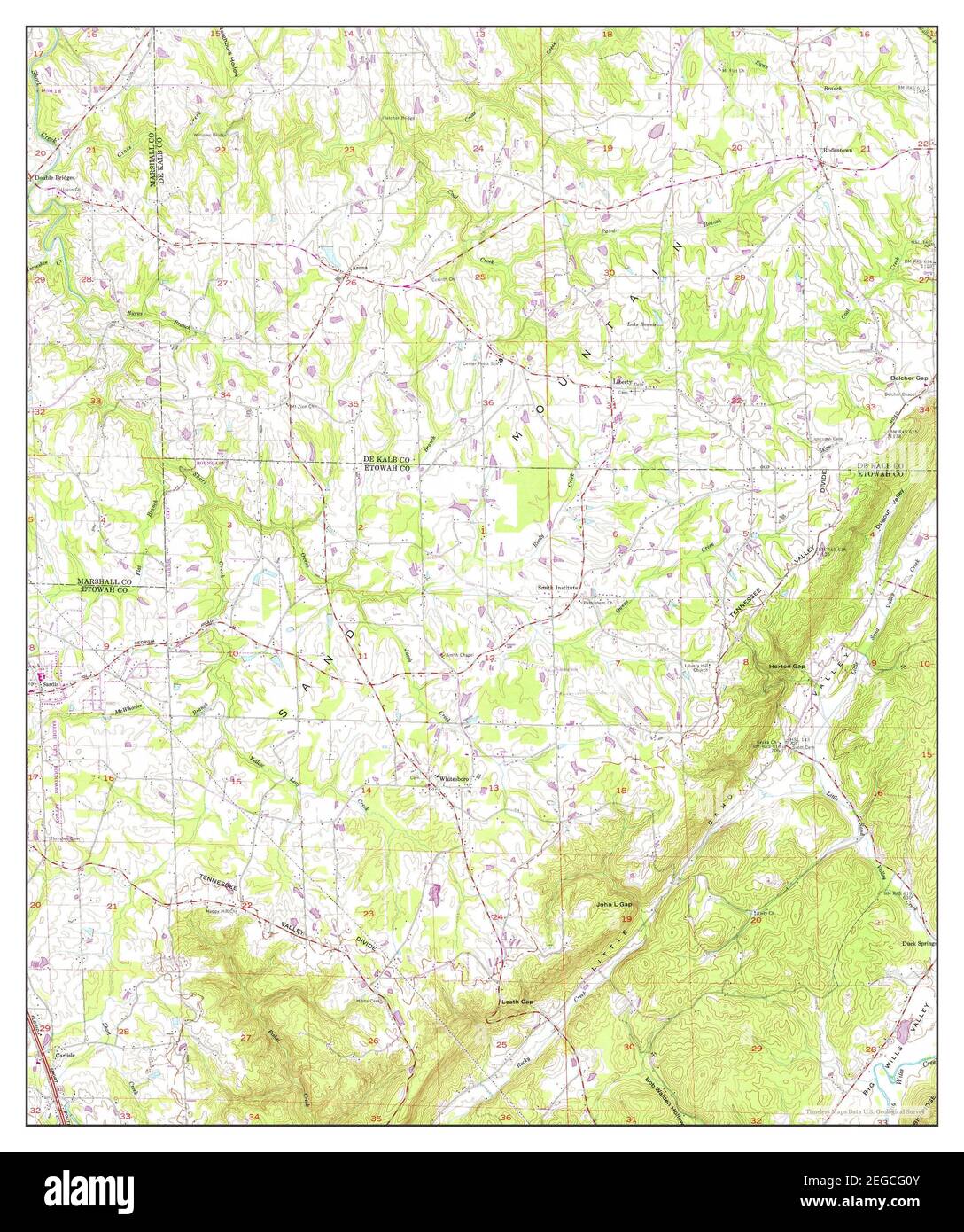 Rodentown, Alabama, map 1959, 1:24000, United States of America by ...