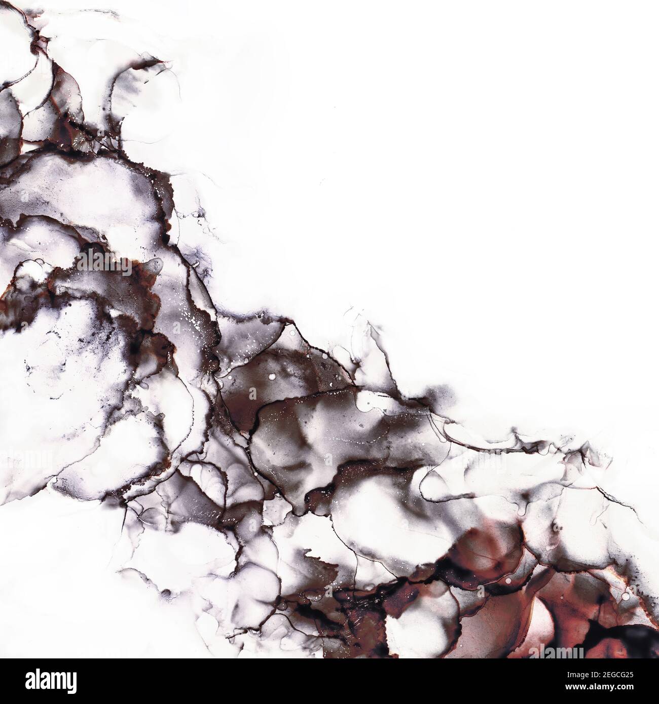 Abstract alcohol in background in smokey black, red and rust tones ...