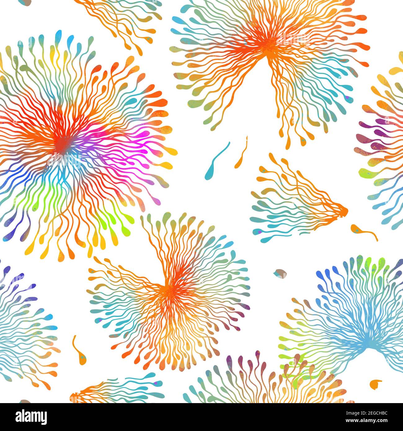 Seamless pattern multicolored abstract Stock Vector Images - Alamy
