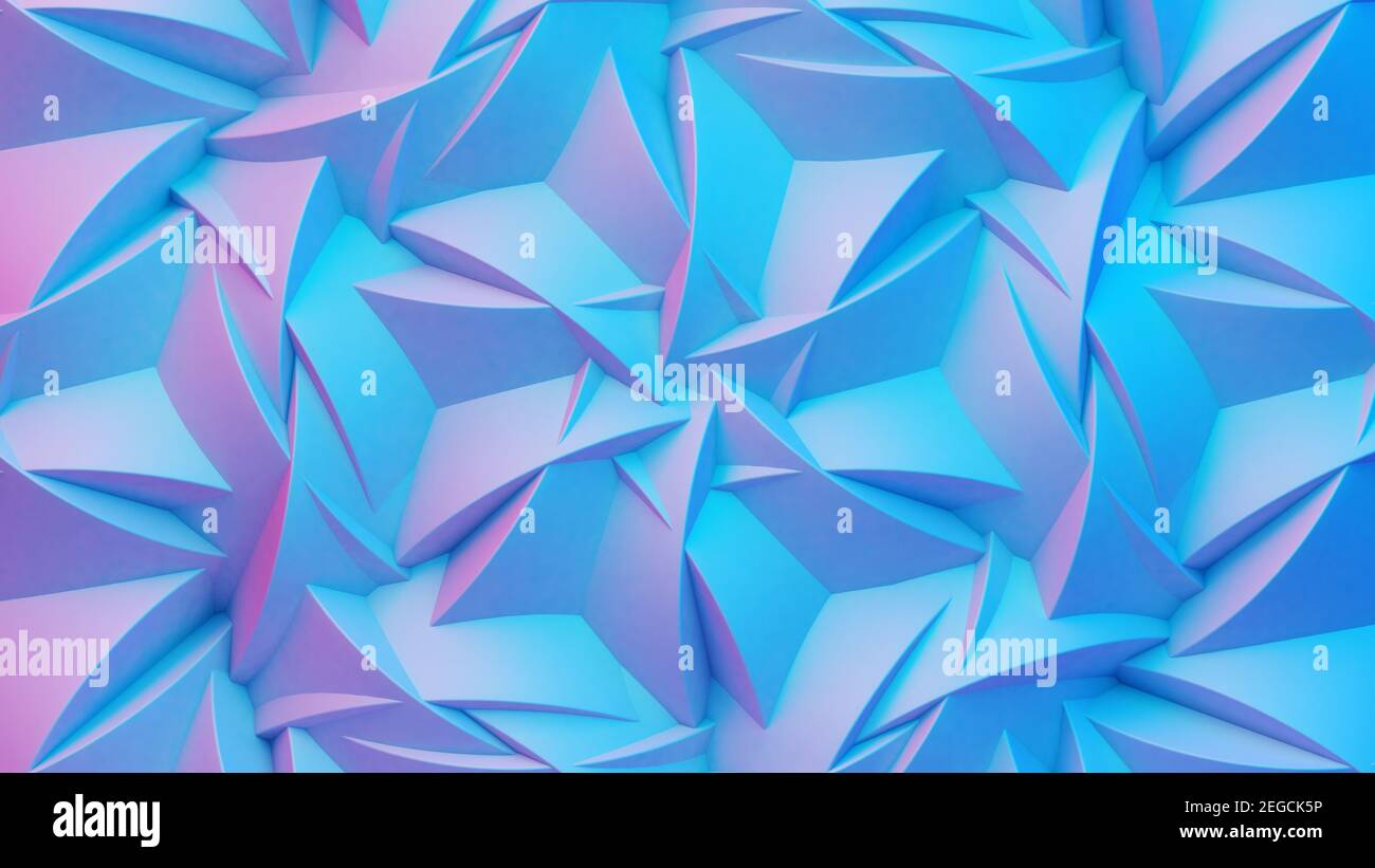 Scientific or technology abstractions with grid surface and surreal ...