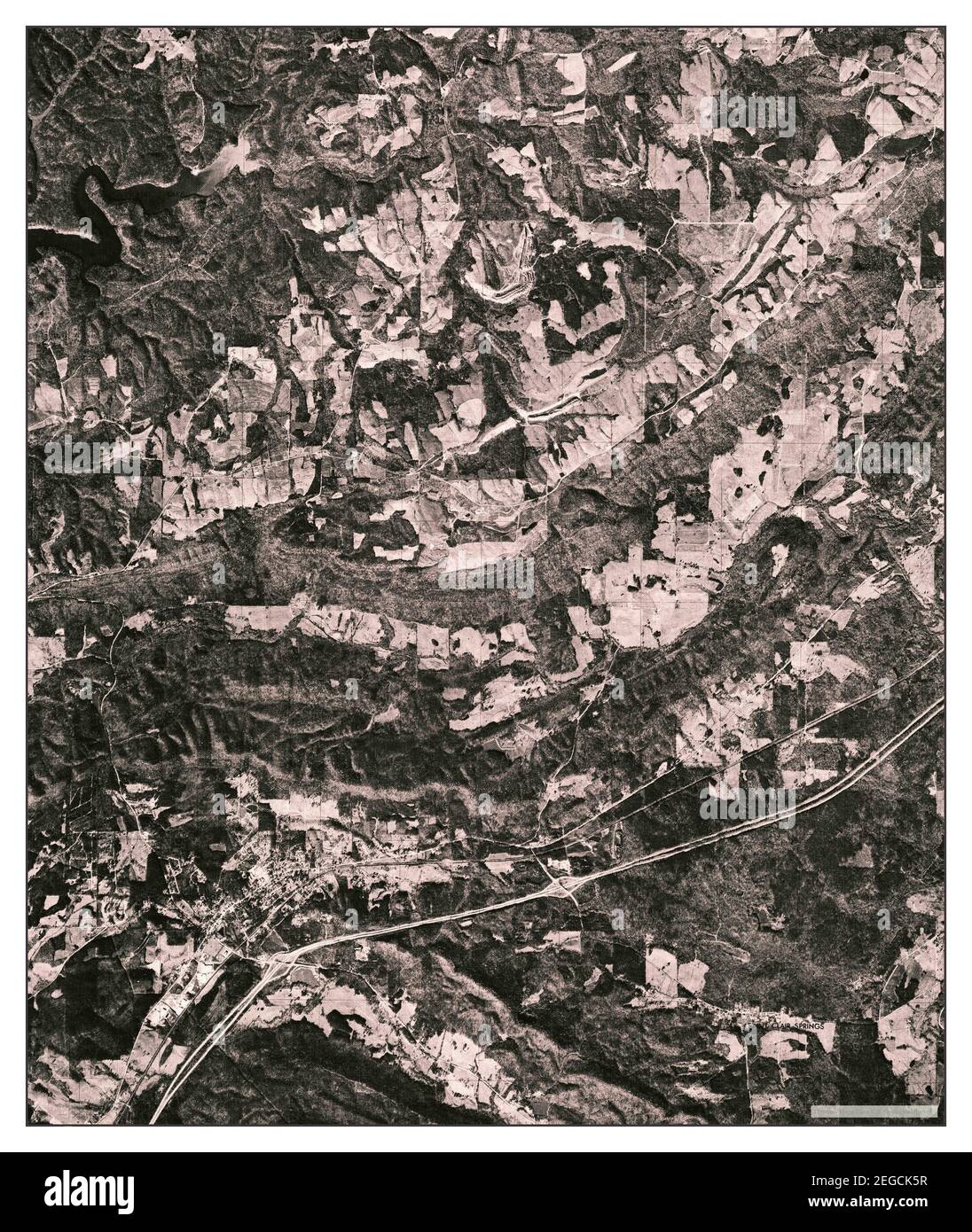 Springville, Alabama, map 1975, 1:24000, United States of America by ...