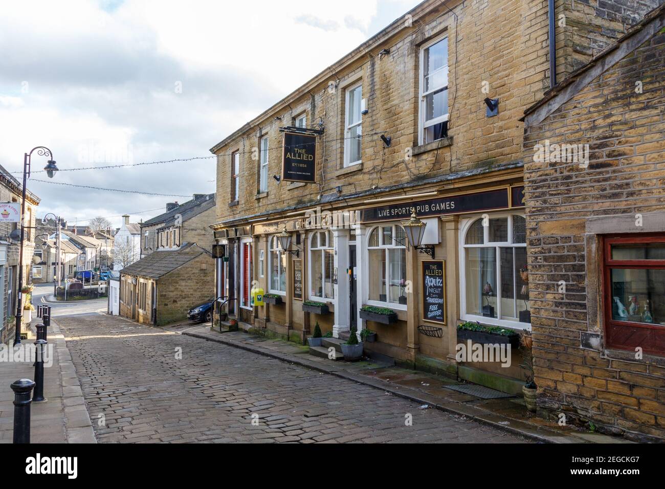 Honley Village near Huddersfield Stock Photo - Alamy