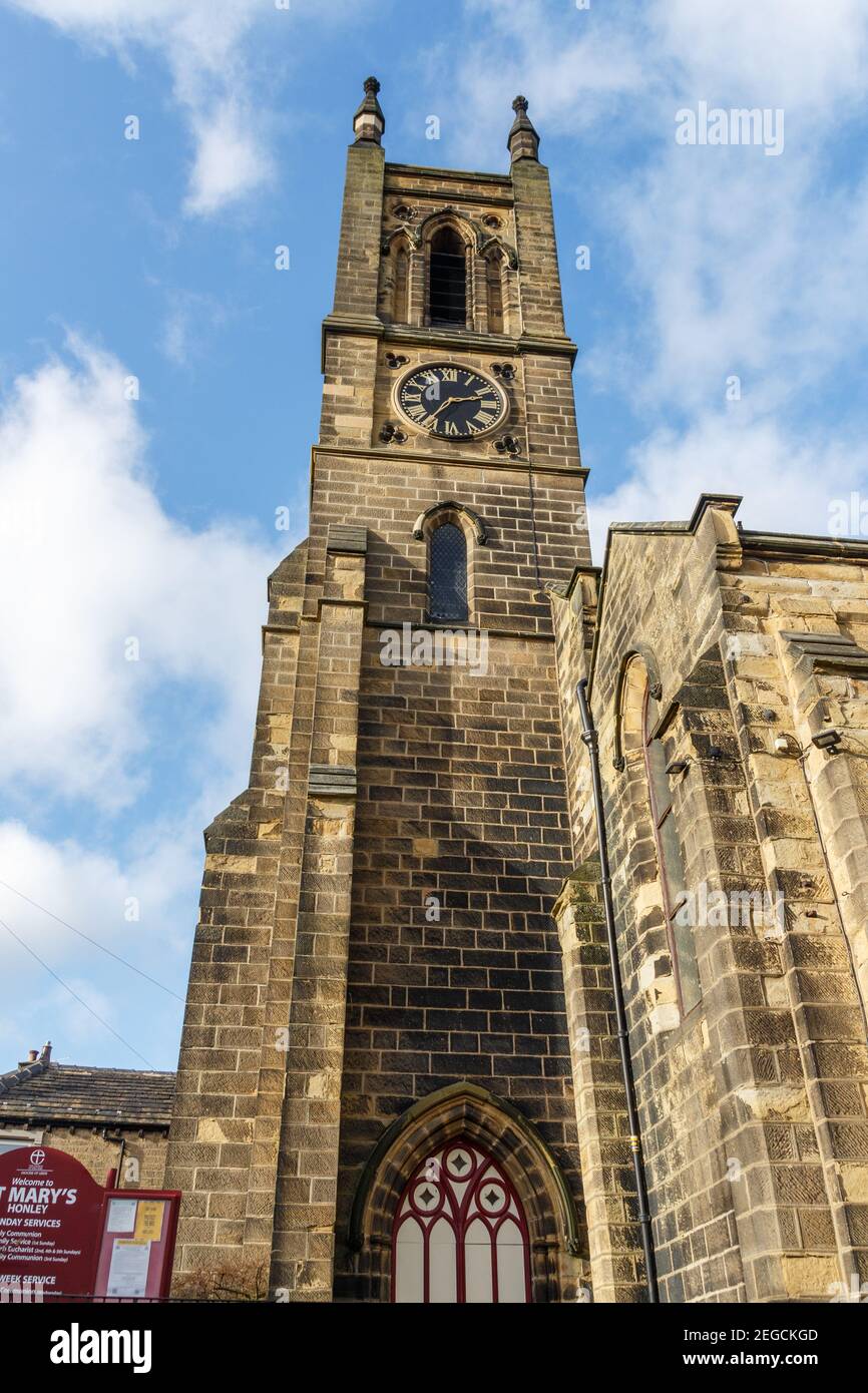 Honley Village near Huddersfield Stock Photo - Alamy